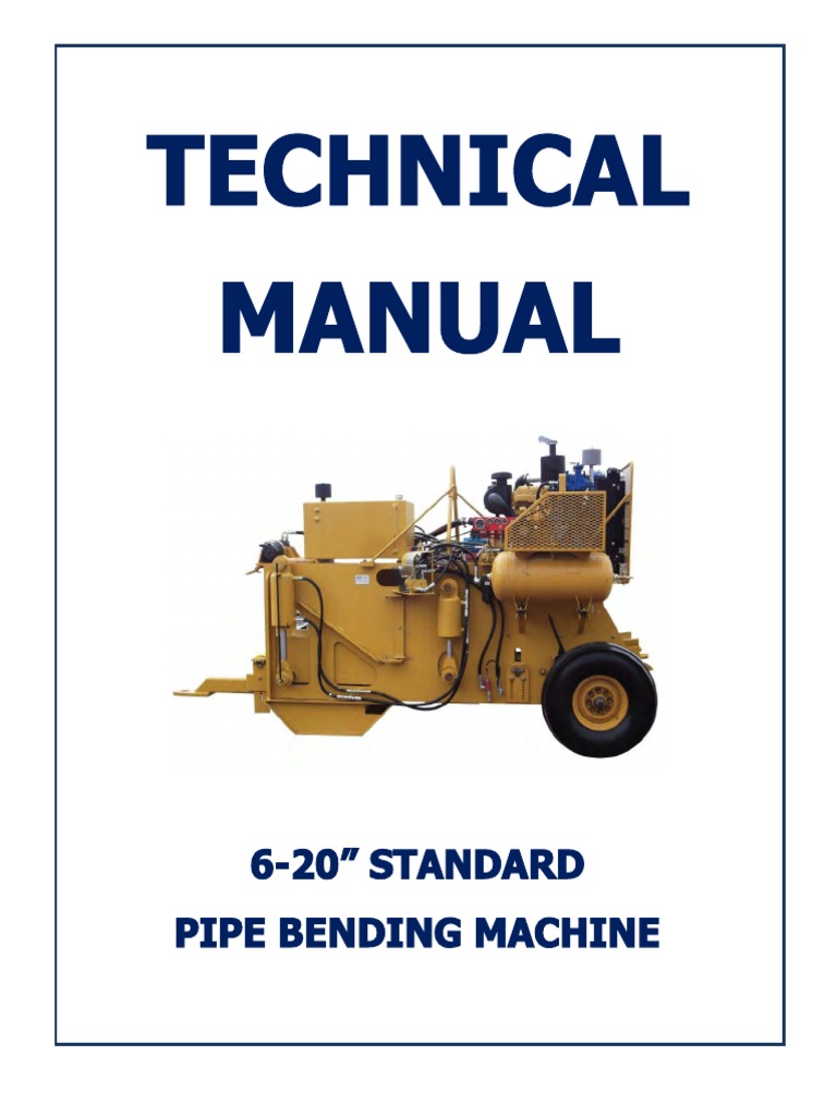 Pipe Bending Machine Manual Small | PDF | Clutch | Valve