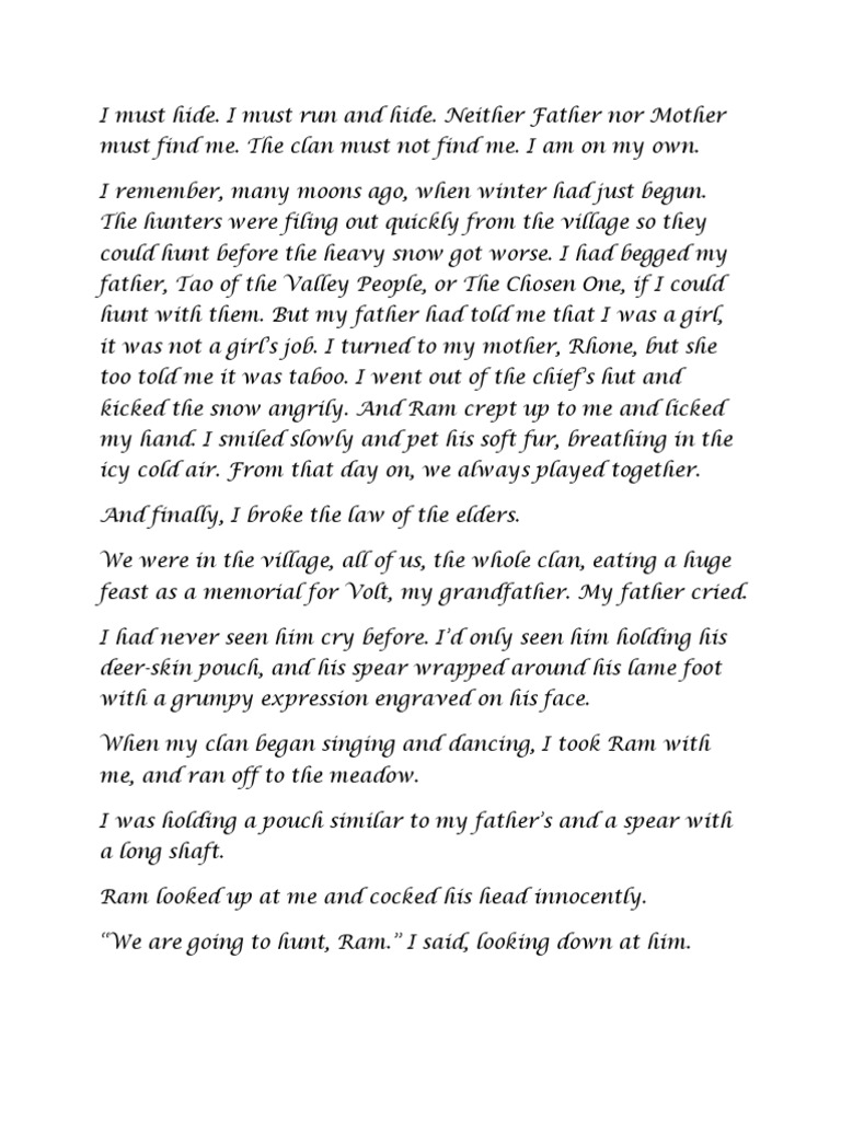 Boy of The Painted Cave - A Sequel. | PDF