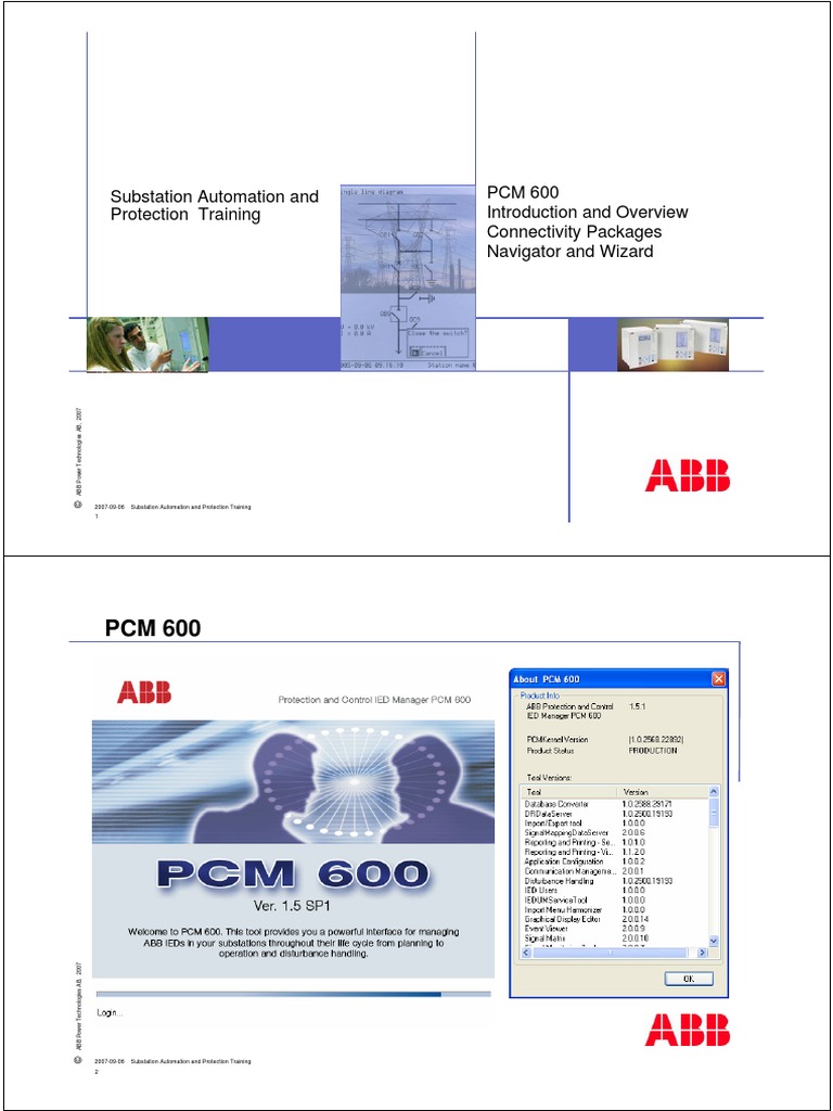 01 SEP-601 PCM600 1p5 Introduction | PDF | Automation | Information ...