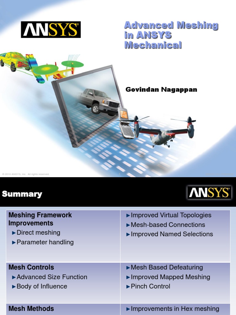 Ask-The-experts ANSYS Advanced Meshing | PDF | Areas Of Computer Science | Computing