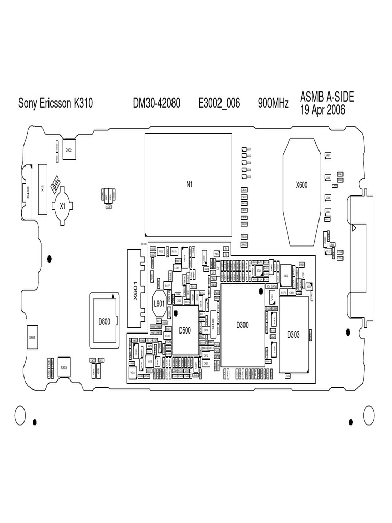 Sony Ericsson K310i Schematics - PCB | PDF