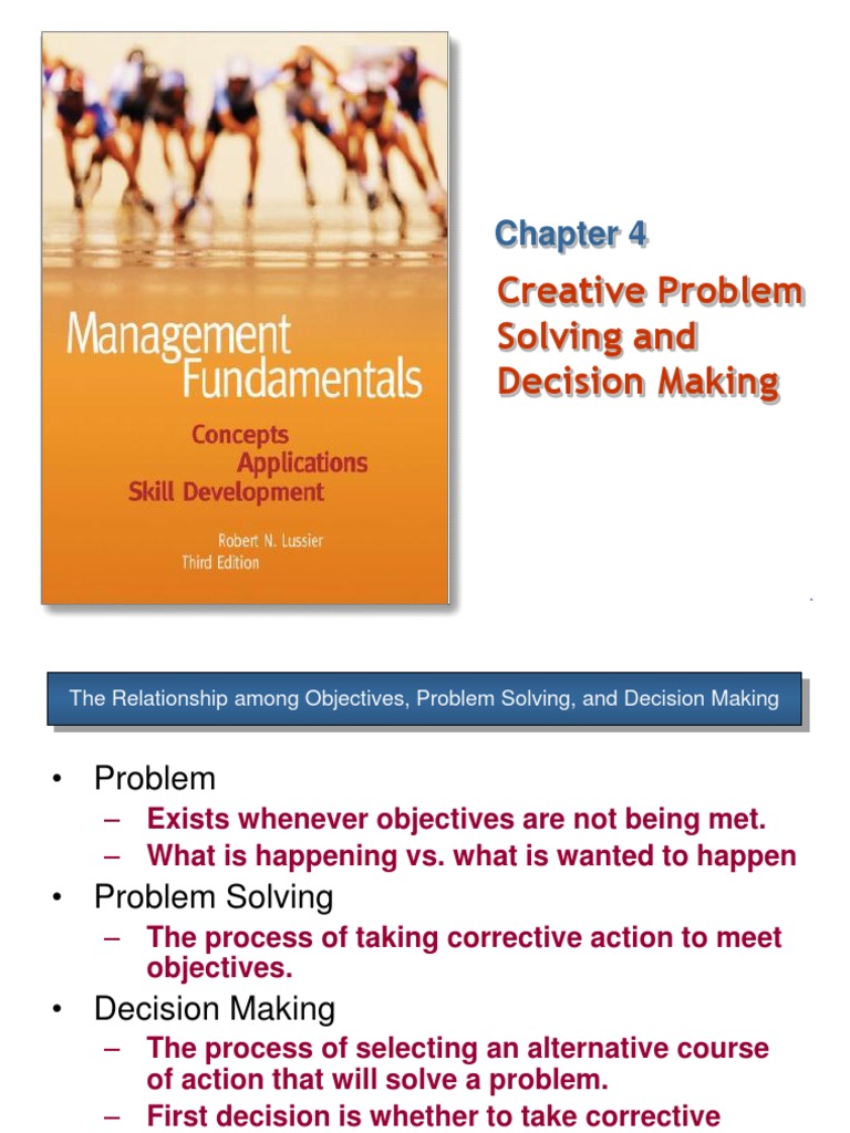 Creative Problem Solving and Decision Making | PDF | Decision Making ...