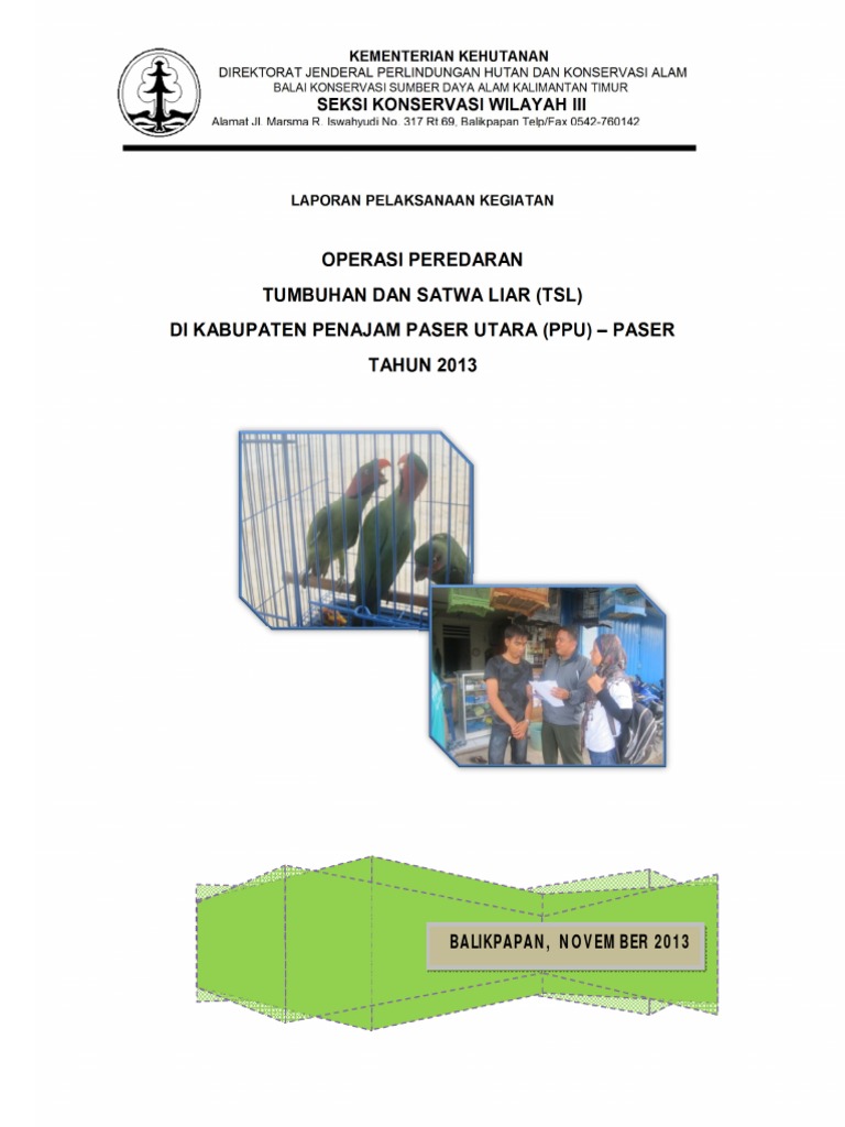 Laporan Operasi TSL SKW 3 2013 | PDF