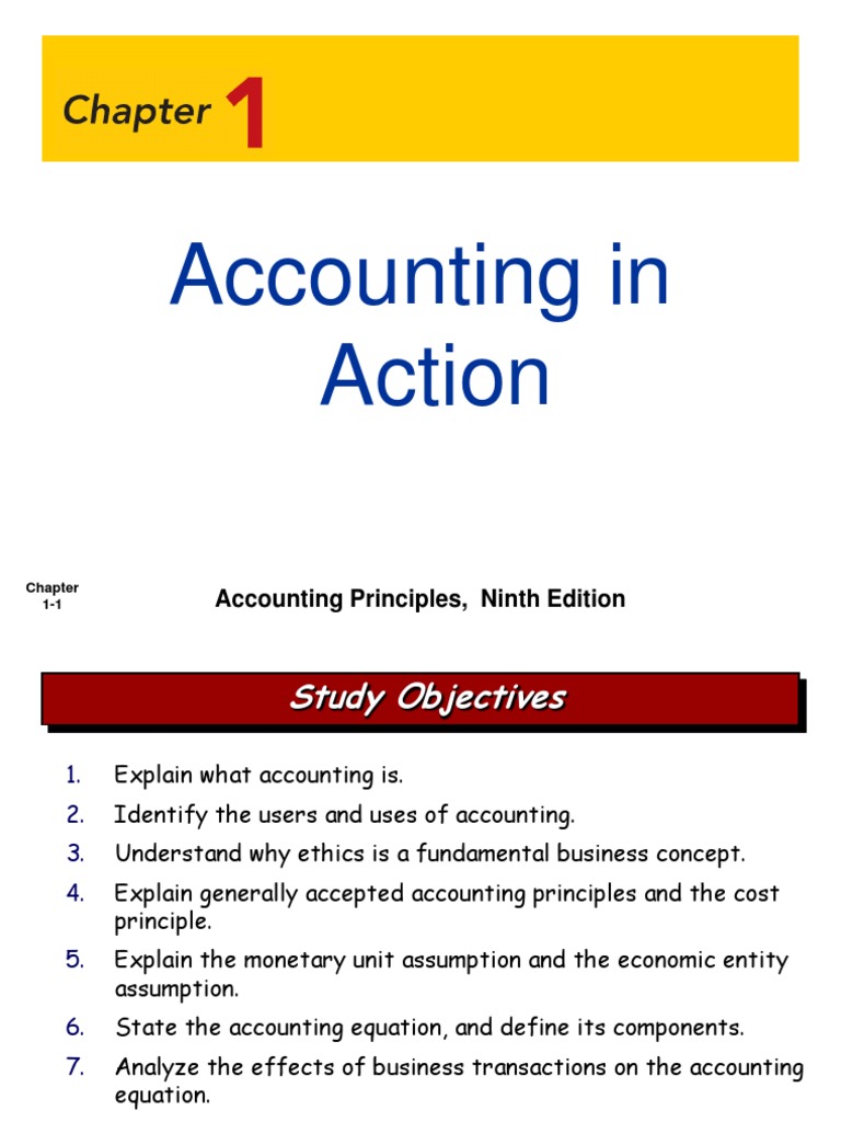 Accounting in Action: Accounting Principles, Ninth Edition | PDF ...