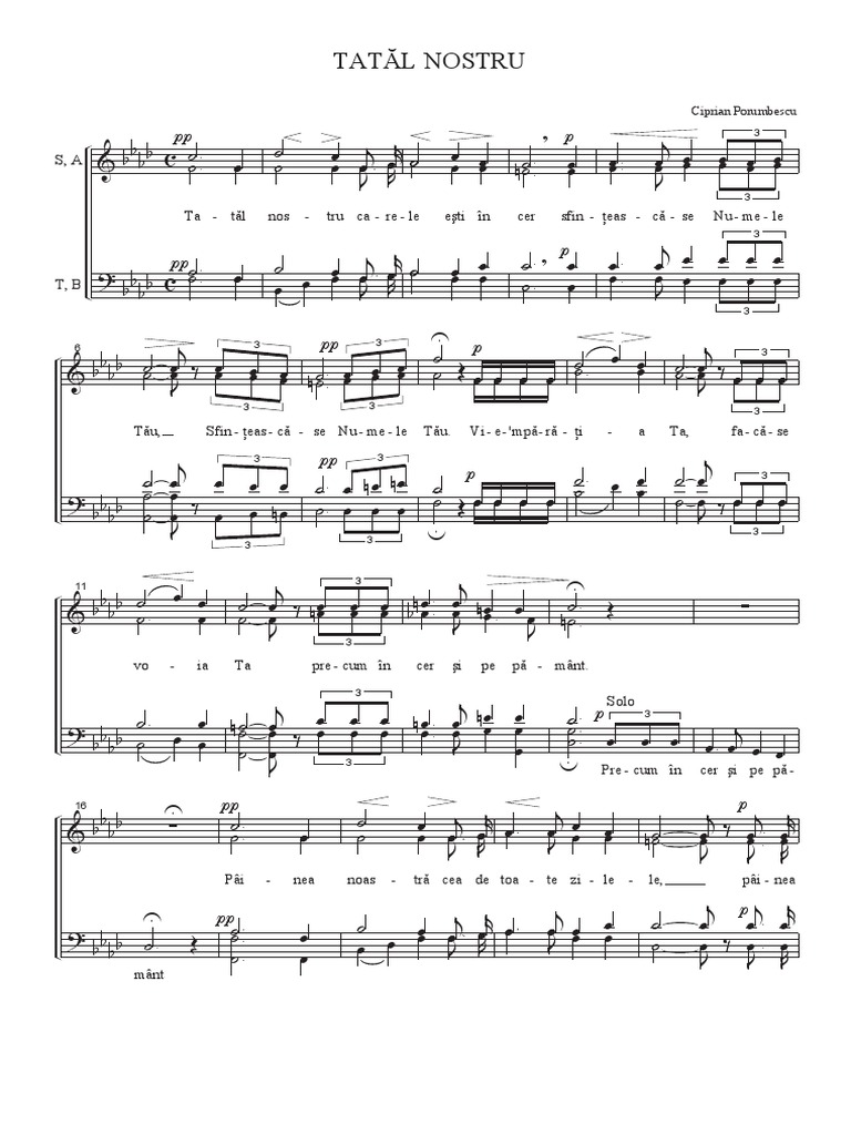 Tatal Nostru Porumbescu