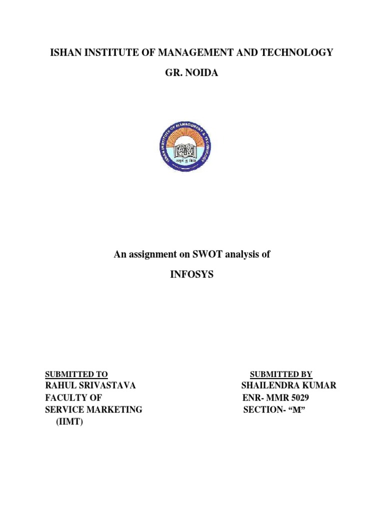 Swot of Infosys | PDF | Competition | Economics