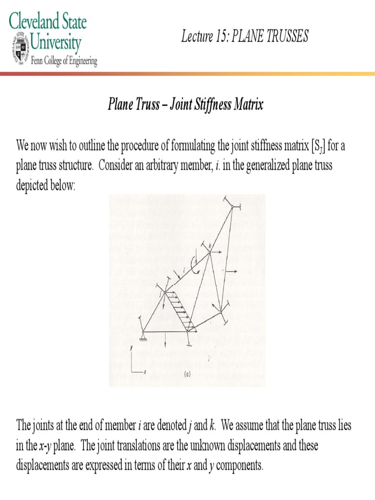 100 Plane Trusses | PDF | Truss | Cartesian Coordinate System