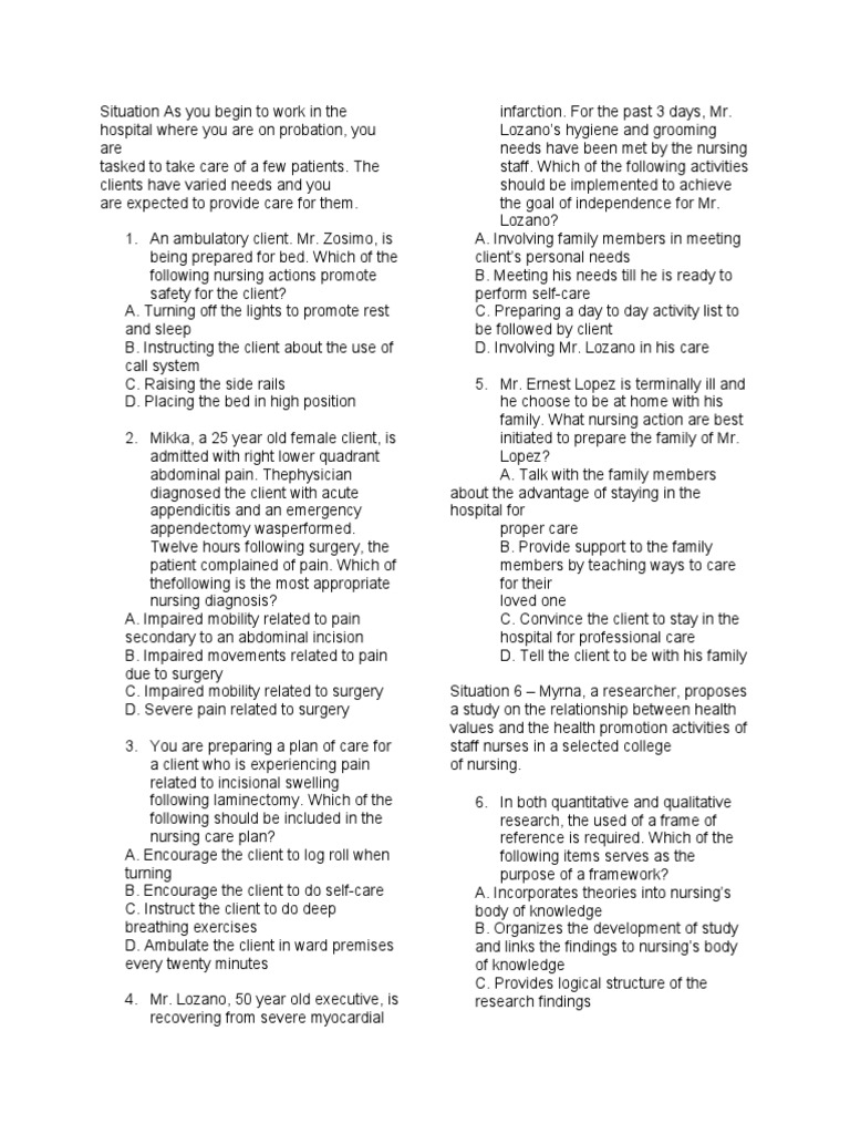 Practice Test Funda CHN | Nursing | Public Health