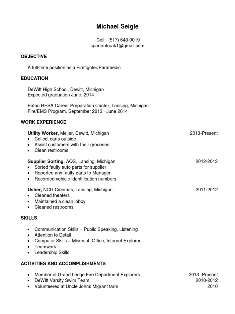 Michael Resume | PDF | Business