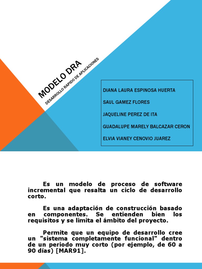 Modelo Dra | PDF | Ingeniería de software | Software