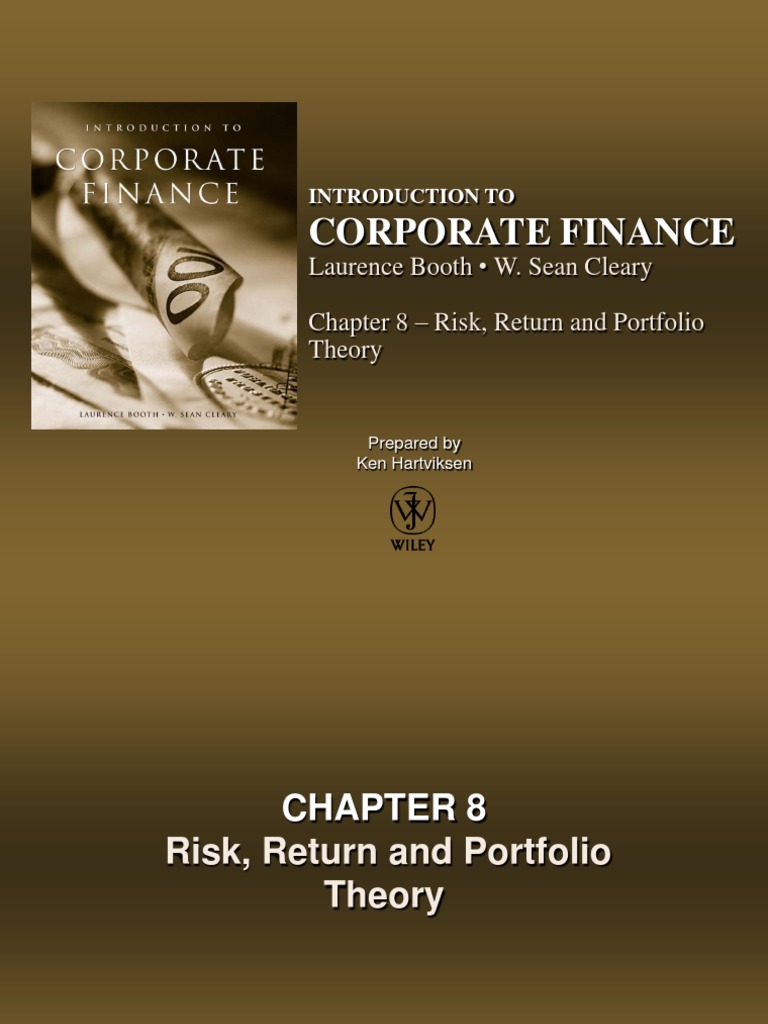 Risk, Return, and Portfolio Theory | PDF