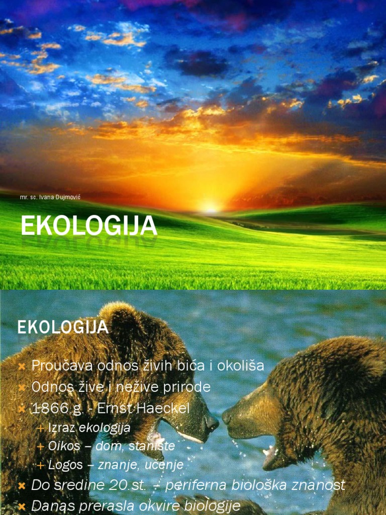 Ekologija | PDF