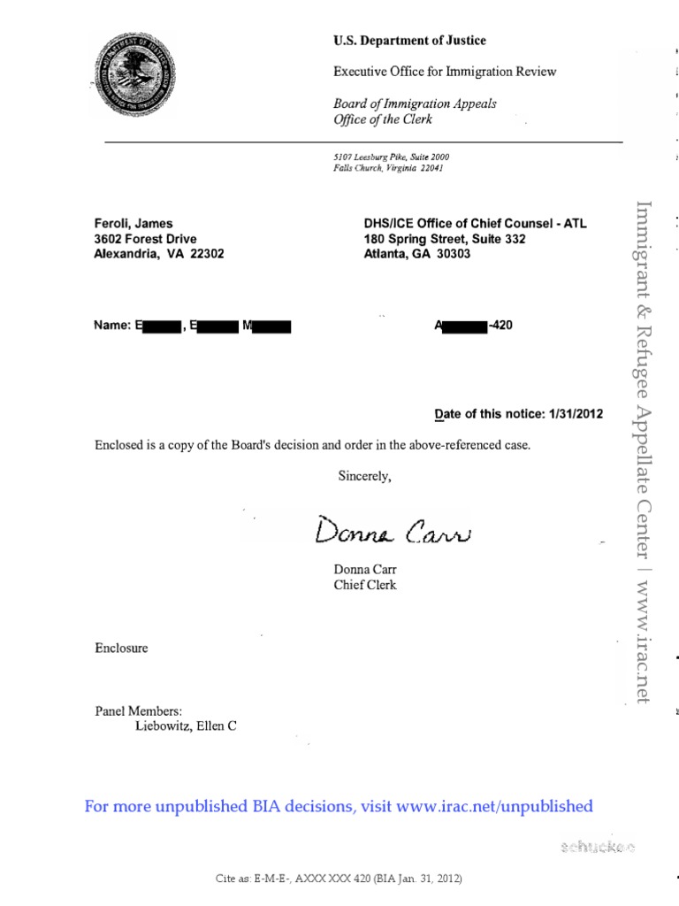 BIA Remand Order for Asylum Case | PDF | Asylum In The United States ...