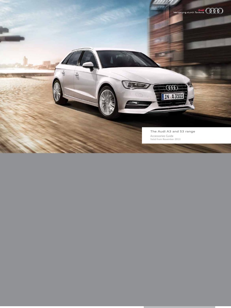 Audi A3 Accessories Guide (UK) | PDF | Usb | Electrical Connector