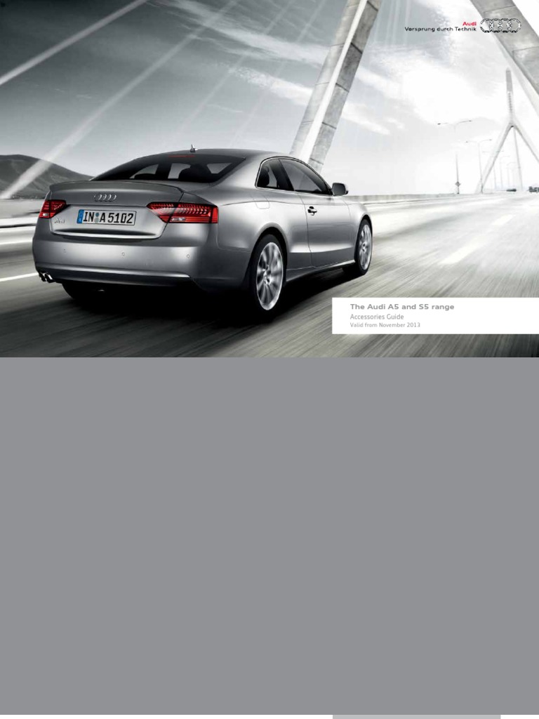Audi A5 Accessories Guide | PDF | Automobiles | Motor Vehicle