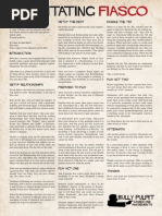 Monster of The Week Revised Keeper Reference Sheets | PDF