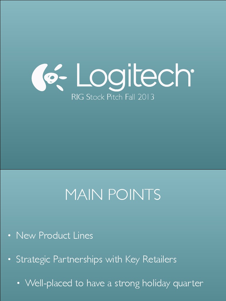 Logitech Presentation | PDF