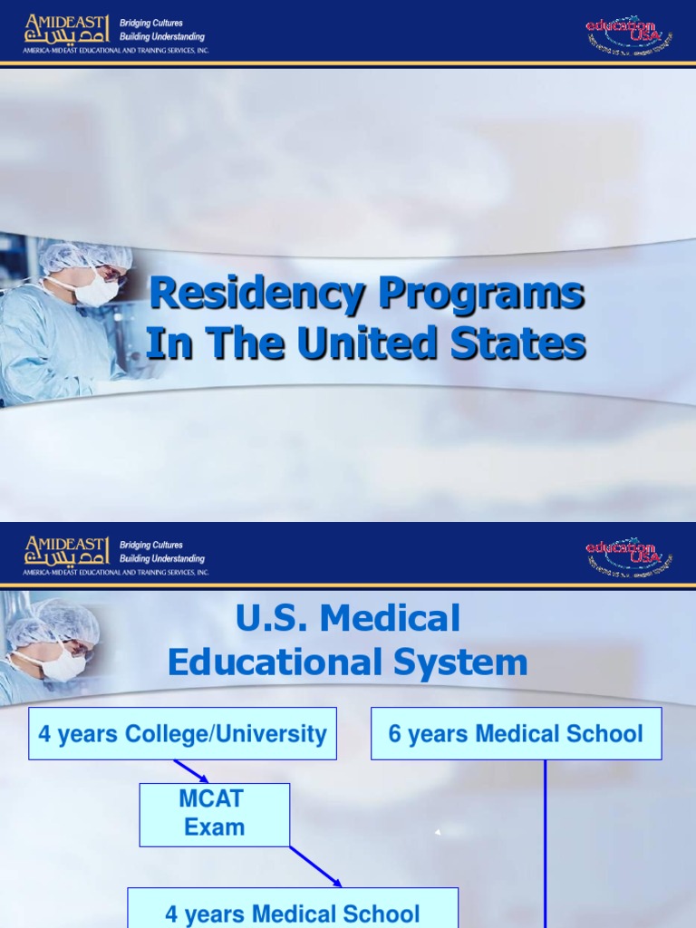 Residency Programs in The USA | PDF | United States Medical Licensing ...
