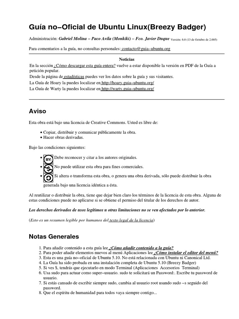 Guia Ubuntu | PDF | Ubuntu (sistema operativo) | Mp3