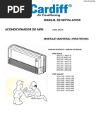 Manual de Instalacion Mini Split Espanol | PDF | Enchufes y tomas de corriente alterna | Bomba
