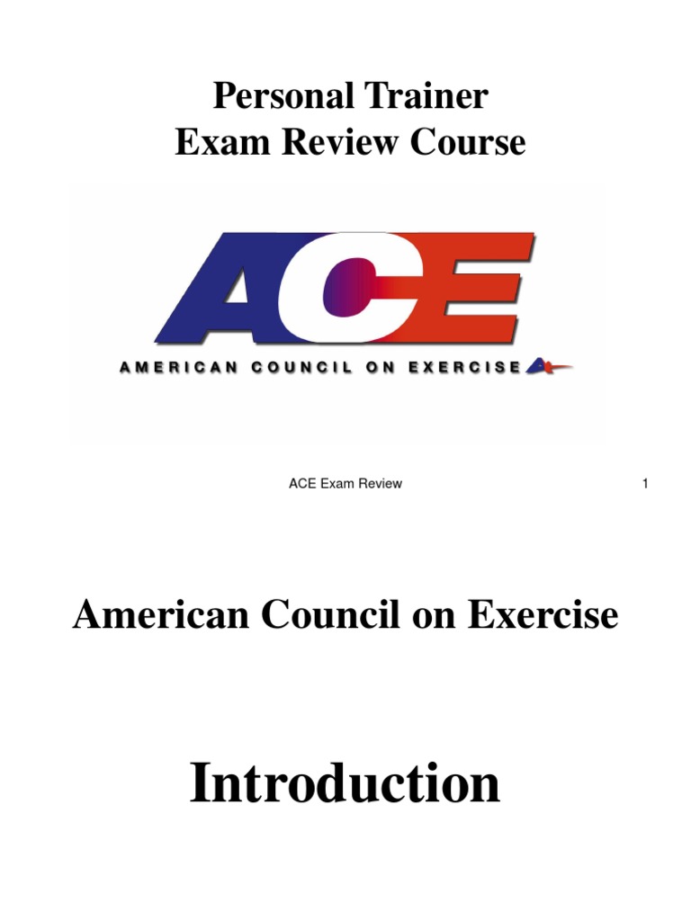 Ace Powerpoint | PDF | Muscle Contraction | Aerobic Exercise