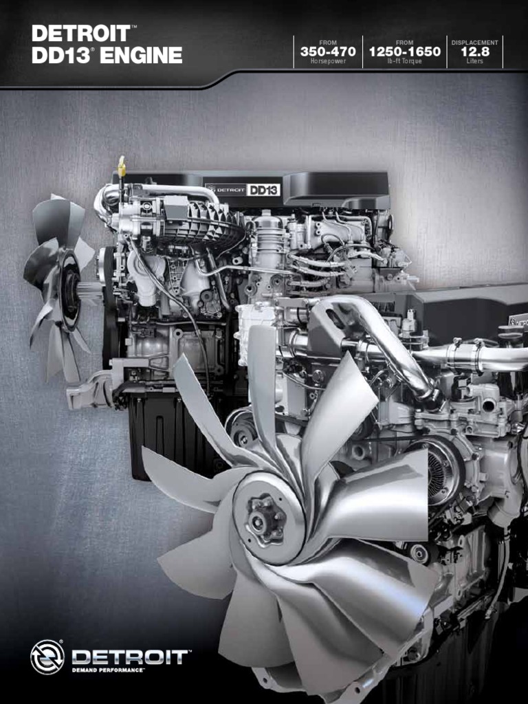 DD13 Brochure | PDF | Horsepower | Exhaust Gas