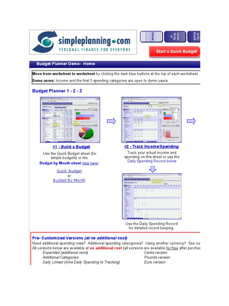Budget Planner Demo | PDF | 401(K) | License