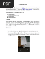 Tipos y características del rotafolio | PDF