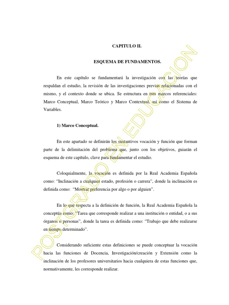 Esquema de Fundamentos | PDF | Universidad | Science