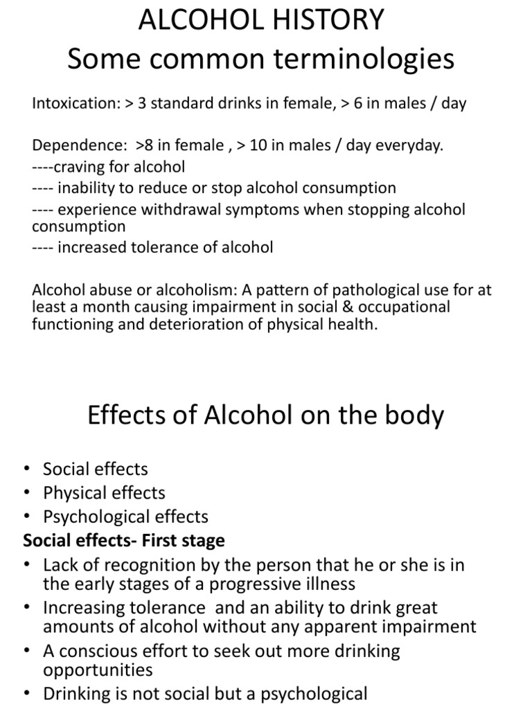 Alcohol History | PDF | Alcohol And Health | Alcoholism