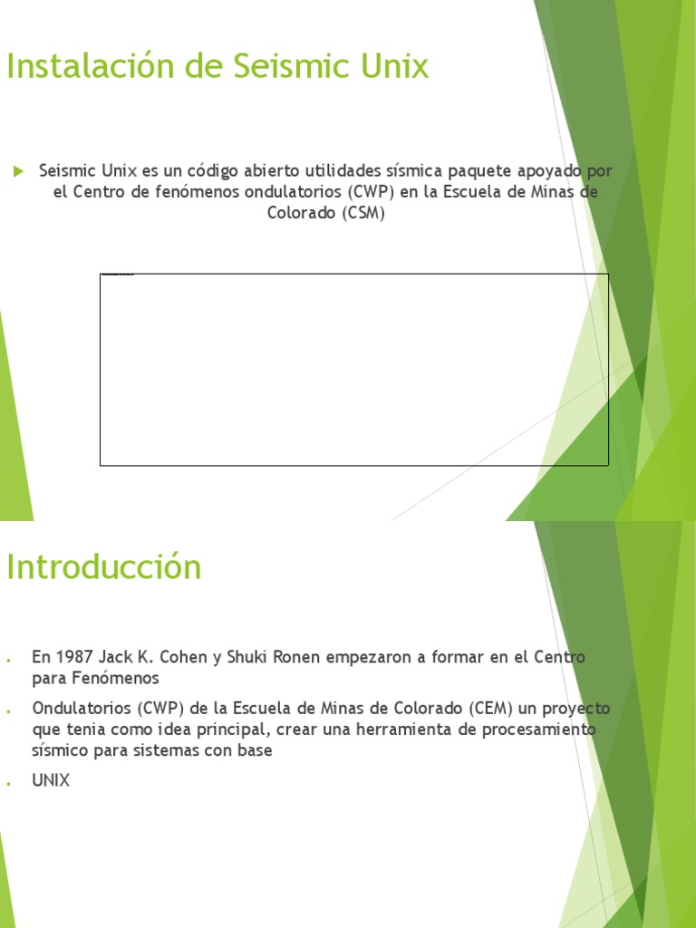 Install Seismic Unix | PDF | Unix | Sistema de archivos