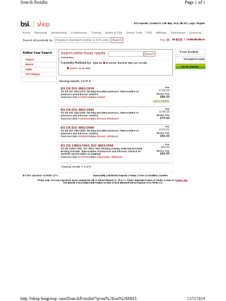 BS en ISO 4063 | PDF