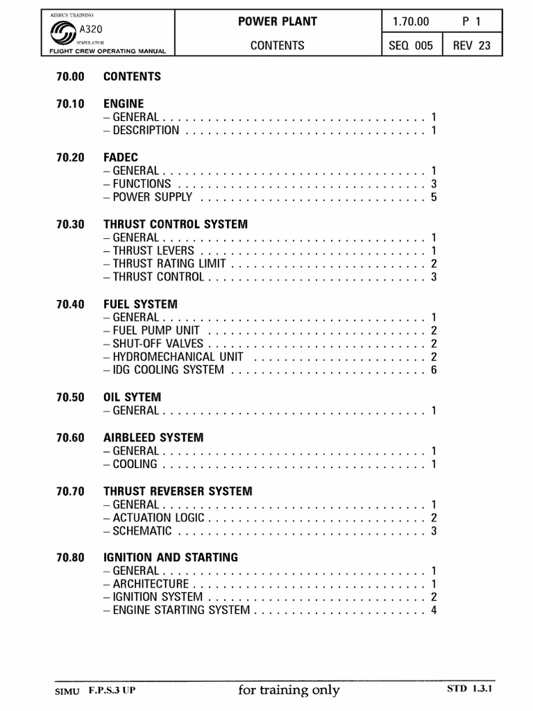 Airbus A320 Powerplant Training Manual | PDF | Propulsion | Internal ...