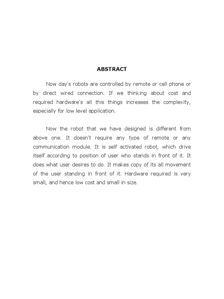 Abstract of Gesture Controlled Robot | PDF | Accelerometer ... Abstract of Gesture Controlled Robot | PDF | Accelerometer ...