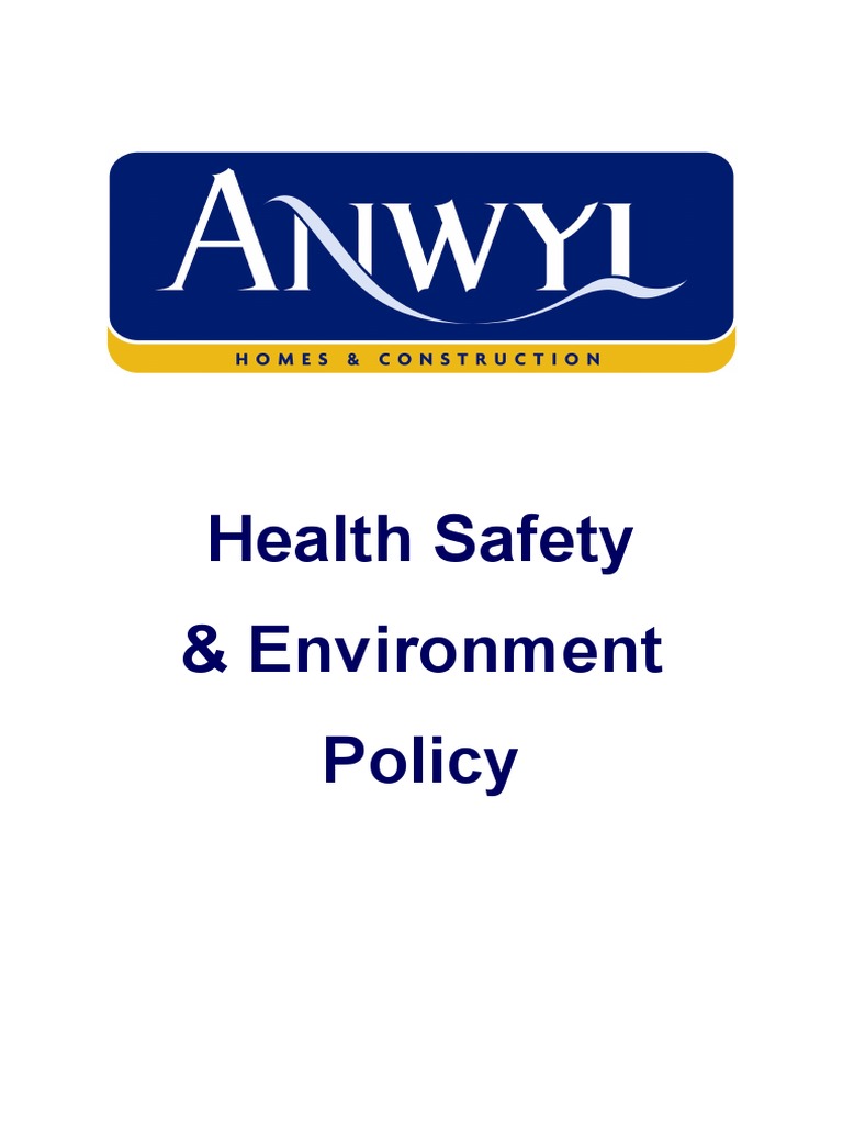 04-Health, Safety & Environment Policy | PDF | Occupational Safety And ...