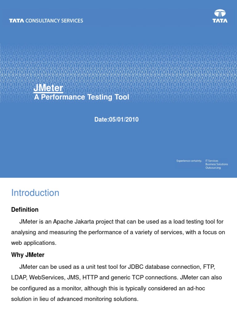 JMeter Training Material | PDF | Web Service | Hypertext Transfer Protocol