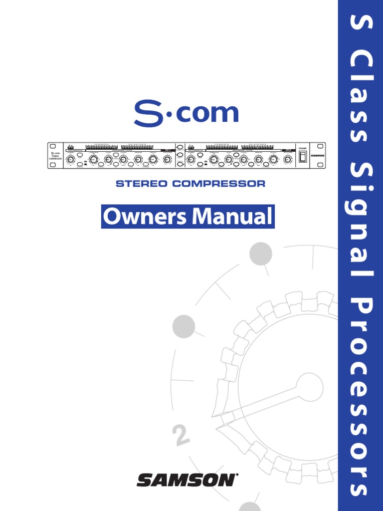 S Com Manual | PDF | Recording | Audio Electronics