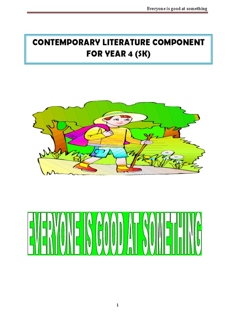 Everyone is Good at Something | Lesson Plan | Books