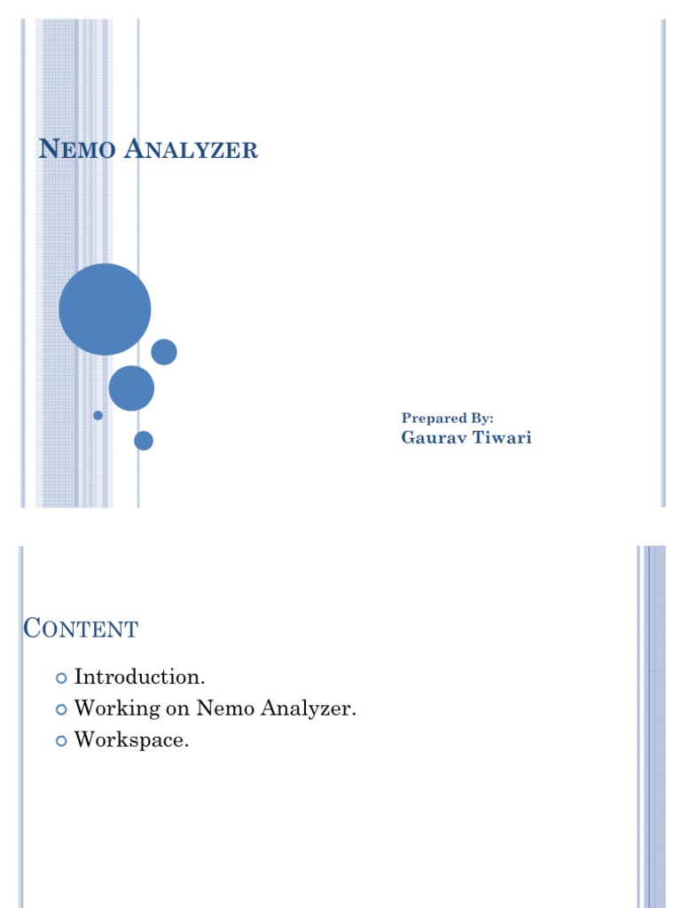 Nemo Analyser | PDF | Parameter (Computer Programming) | Computer File