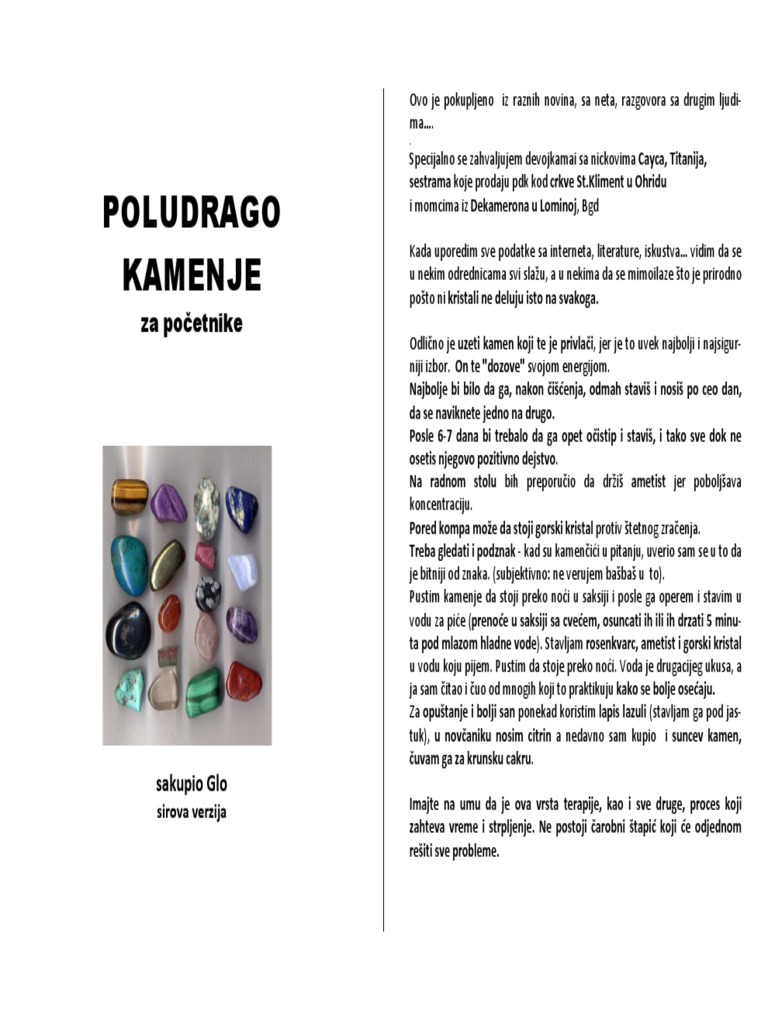 Poludrago Kamenje Za Pocetnike I Programiranje | PDF