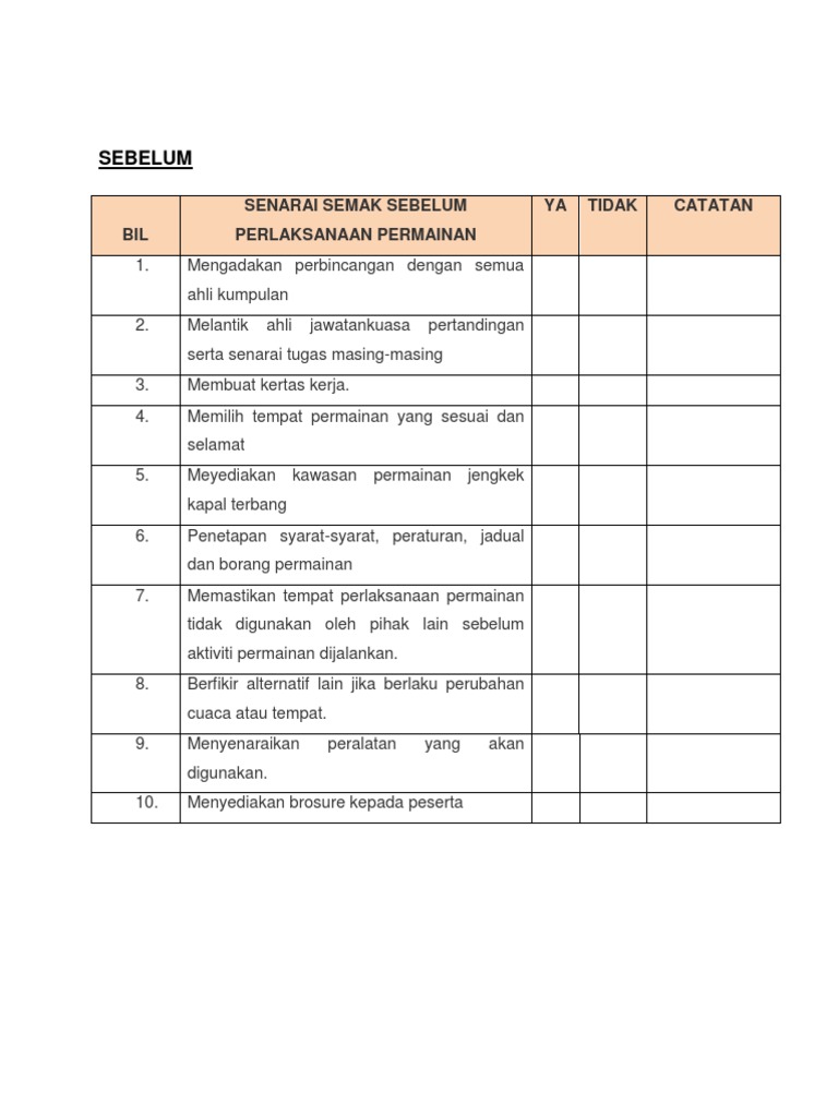 Senarai Semak Pdf