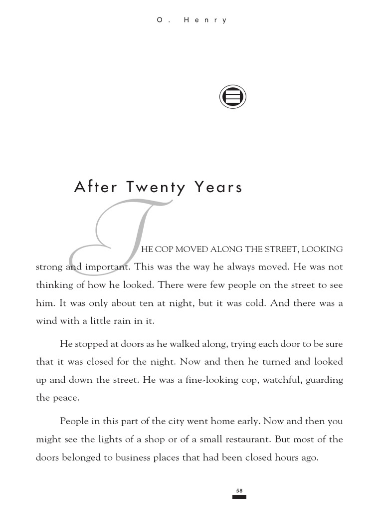 After Twenty Years | PDF | Leisure