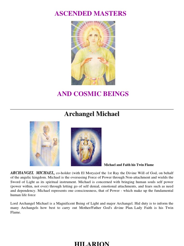 Ascended Masters | PDF | Ascended Master | Mythology