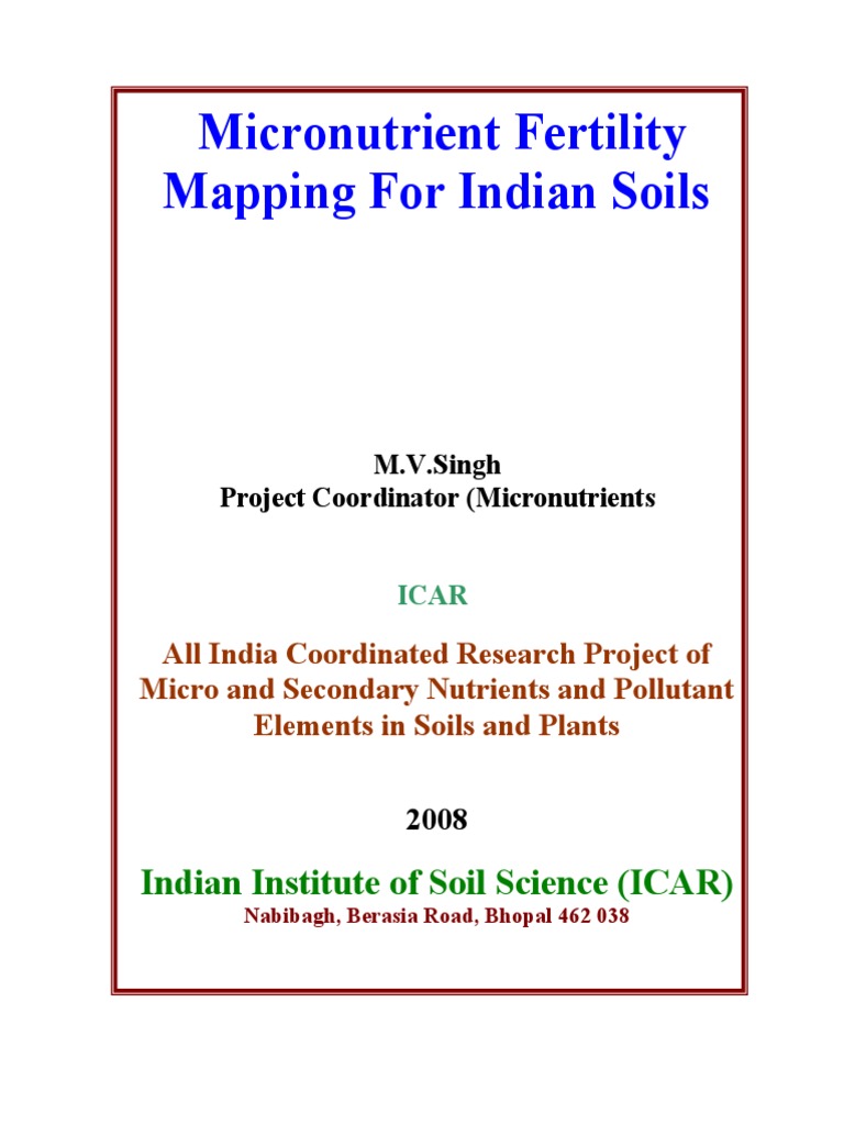 Micronutrient Maps | PDF | Micronutrient | Nutrients