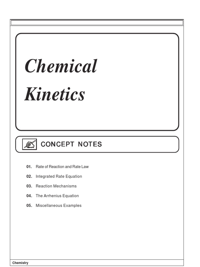 Chemical Kinetics Basic | PDF | Reaction Rate | Chemical Kinetics