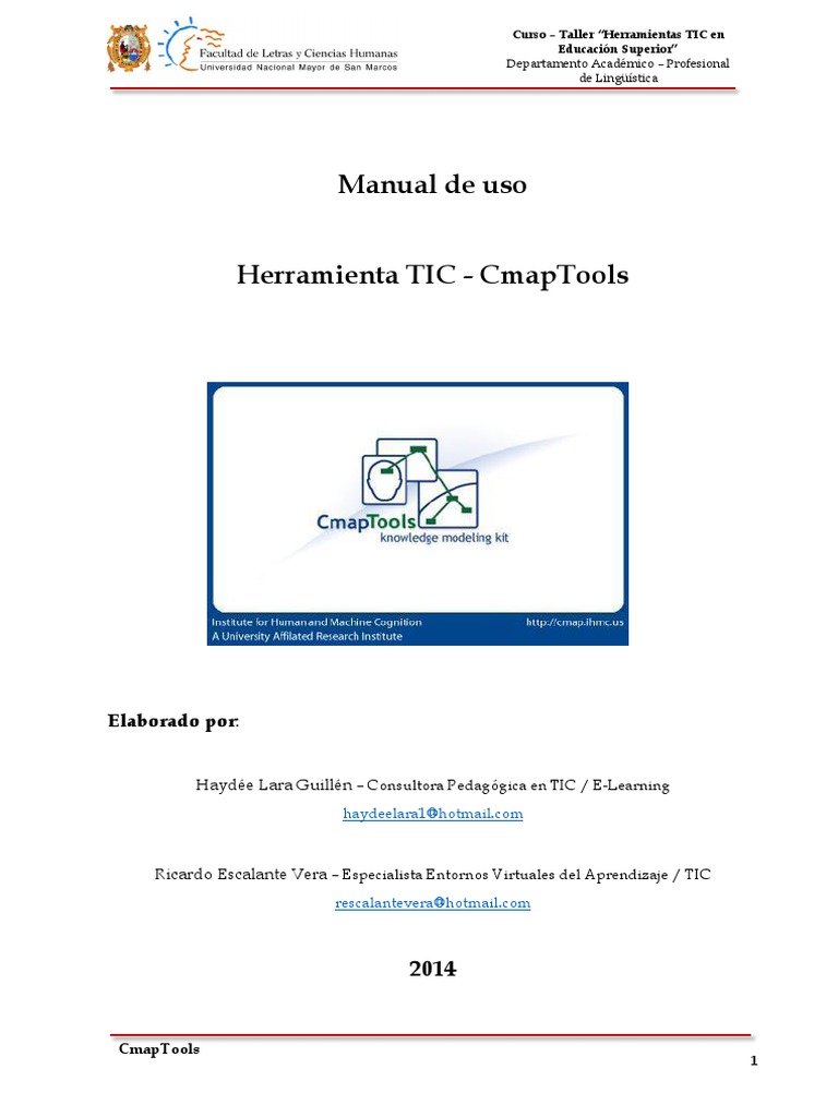 Manual de Uso Cmaptools | PDF | Ventana (informática) | Tecnología de información y comunicaciones