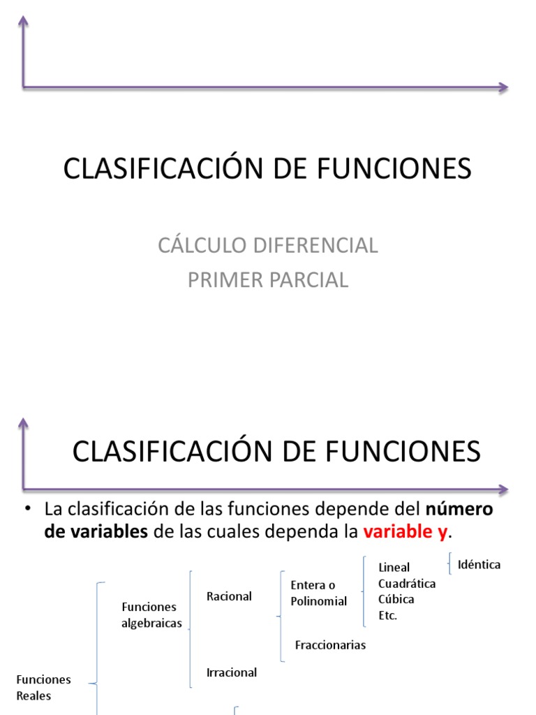 Clasificación de Funciones | PDF | Función (Matemáticas) | Logaritmo
