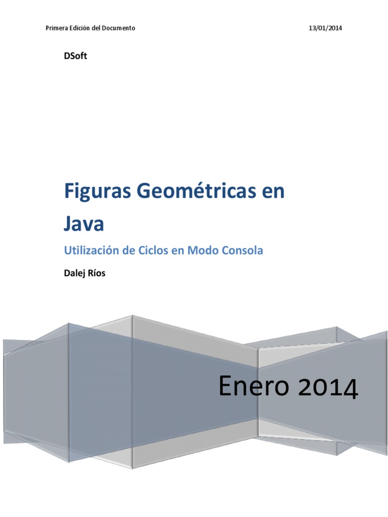 Figuras Geométricas En Java Por Consola Descargar Gratis Pdf
