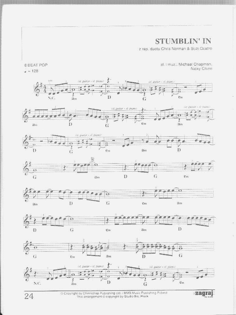 Stumblin' in - Chris Norman & Suzi Quatro | PDF | Language Arts ...