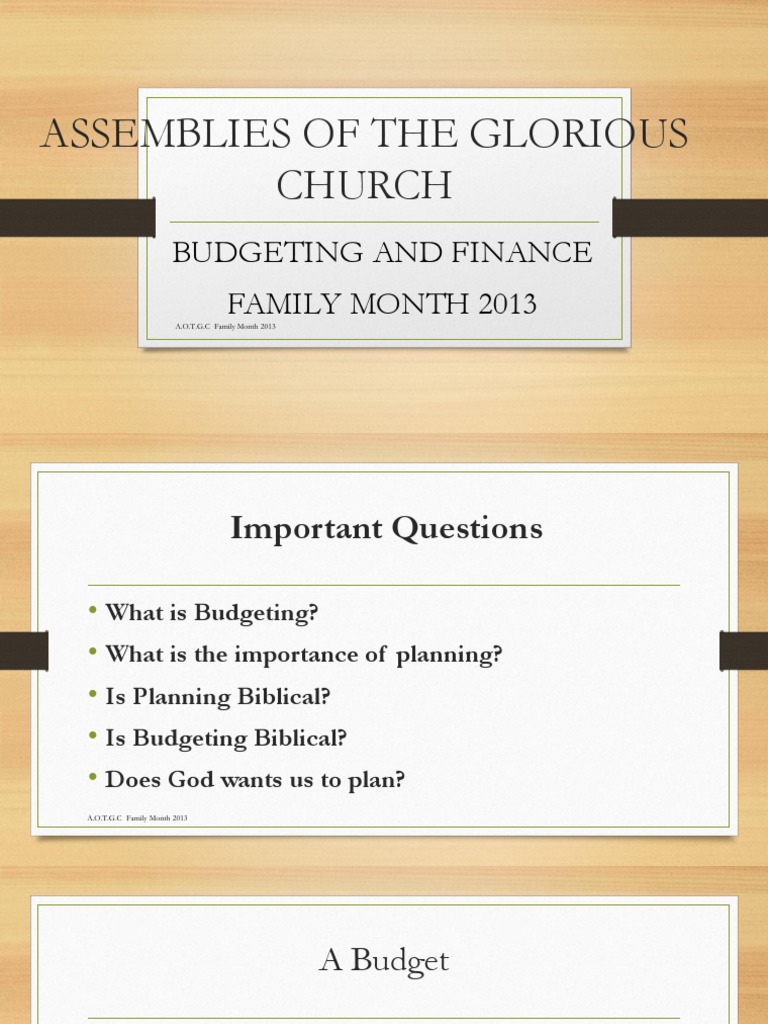 Biblical Budgeting and Finance Guide | PDF | Credit (Finance) | Debt